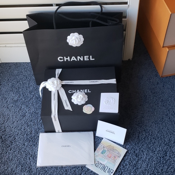 CHANEL | Bags | Chanel Magnetic Gift Box Set Chanel Shopping Bag | Poshmark